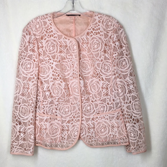 Escada | Jackets & Coats | Escada 4 Peach Pink Jacket 8 To 0 | Poshmark